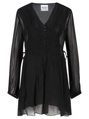 Isabel Marant Loriena Mini Dress - Black