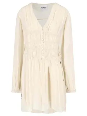 Isabel Marant Loriena Mini Dress - Cream