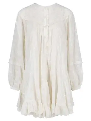 Isabel Marant Azame Midi Dress - White