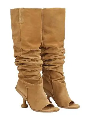NAKED WOLFE Kind Open Toe Boots - Brown