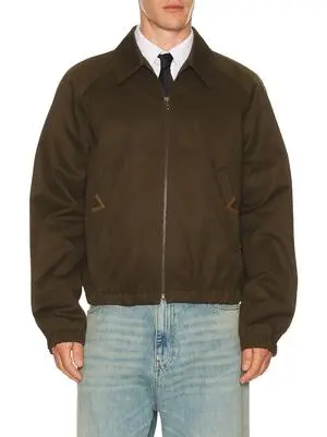 Valentino Garavani Gabardine Bomber Jacket - Military