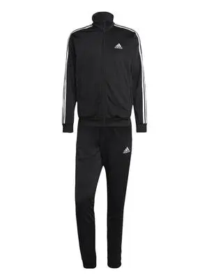Adidas Sportswear Basic 3-stripes Tricot Track Suit Set - Black