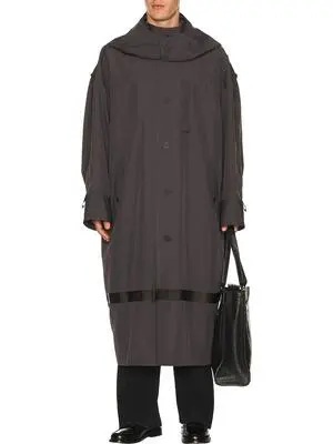 Issey Miyake Carrier Carried Coat - Charcoal