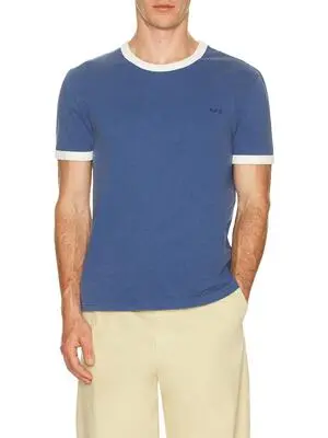 A.p.c. Contrast T-shirt - Blue