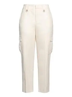 TWINSET Cotton And Linen Cargo Pants - White