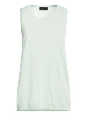 ROBERTO COLLINA Light Cotton-nylon Sleeveless Top - Green
