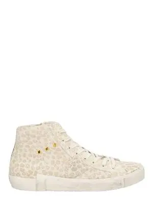 Philippe Model High-top Leopard Print Sneakers - Beige
