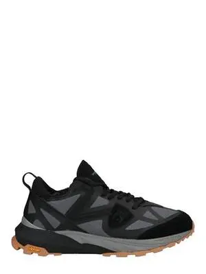 Philippe Model Sneakers In Leather And Technical Fabric - Black