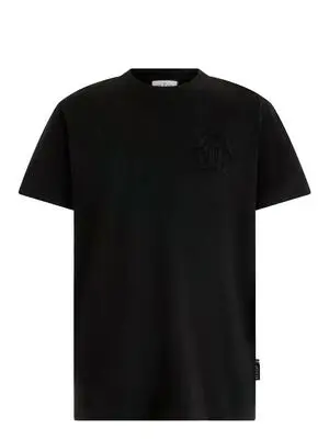 Philipp Plein Logo-embroidered T-shirt - Black