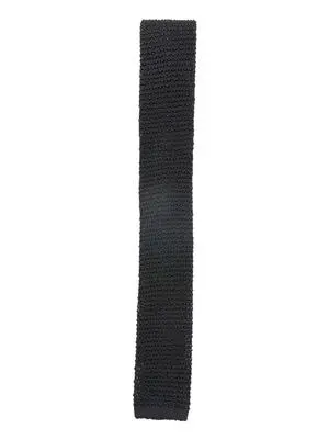 ALYSI Knitted Tie - Black