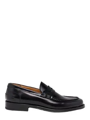 Bally Flair Brushed Leather Loafers - Black