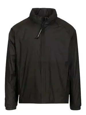 C.P. COMPANY Zip Fastening Flap Pockets Jacket - Black