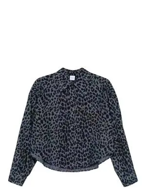Aspesi Animal-print Shirt - Blue