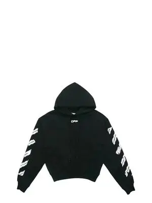 Off-White Arrows-print Hoodie - Black