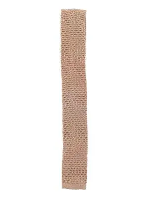 ALYSI Knitted Tie - Neutrals
