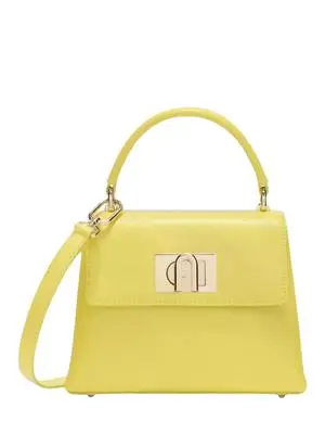 Furla Mini 1927 Arch Closure Leather Tote - Yellow