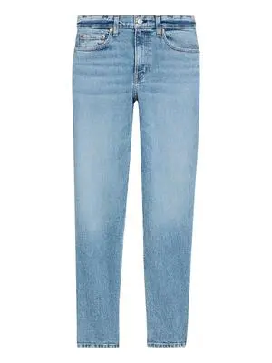 ALEX MILL Mid-rise Slim-leg Jeans - Light Denim