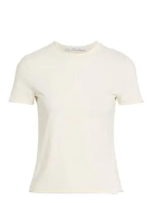 Proenza Schouler Cotton-blend Jersey T-shirt - Cream