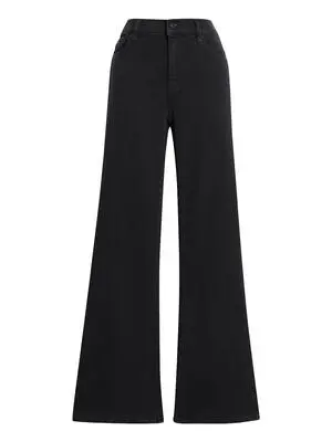 FRAME The Icon Mid-rise Flare Jeans - Black