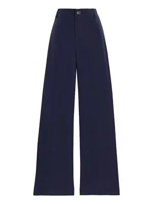 Vince Tencel™ Lyocell-blend Wide-leg Pants - Navy