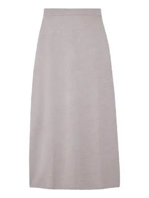 Tove Nellie Cashmere Maxi Skirt - Gray