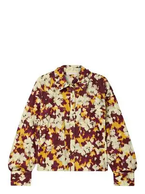 Ulla Johnson Aria Embellished Printed Shirt - Multicolor