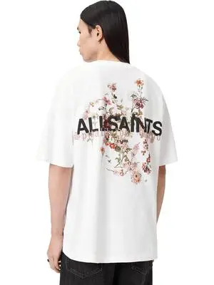 ALLSAINTS Valen Oversized Graphic T-shirt - White