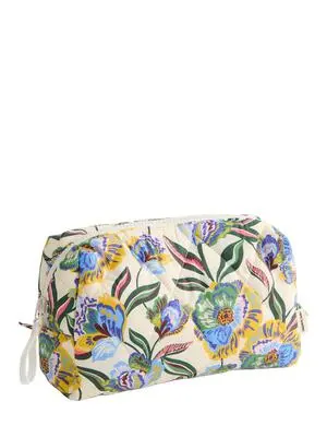 VERA BRADLEY Printed Medium Cosmetic Bag - White