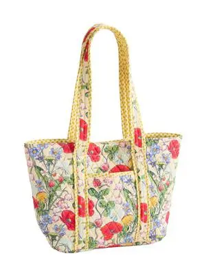 VERA BRADLEY Small Printed Hathaway Tote Bag - Yellow