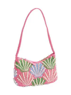VERA BRADLEY Mini Roxbury Crescent Shoulder Bag - Pink