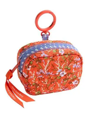 VERA BRADLEY Zip Earbud Bag Charm - Orange