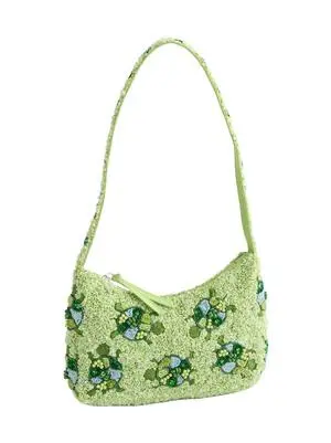 VERA BRADLEY Mini Roxbury Crescent Shoulder Bag - Blue