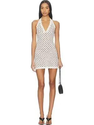 I.AM.GIA Gem Mini Dress - White Polka Dot