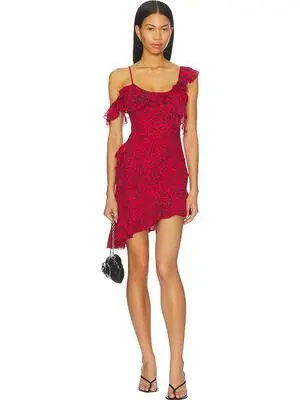 I.AM.GIA Julietta Mini Dress - Red Leopard