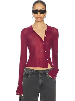 I.AM.GIA Davina Top - Burgundy