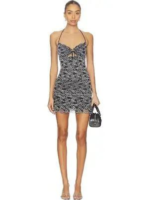I.AM.GIA Crystal Mini Dress - Og Black & White
