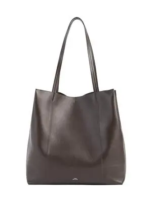 TOTEME Roam Leather Tote - Brown