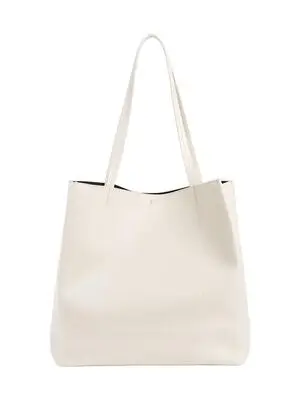 TOTEME Roam Leather Tote - Stone