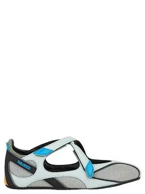 Attico Floor01 Ballerina Flat - Turquoise & Orange