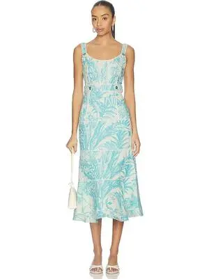 Alexis Kayleen Dress - Aqua Palm