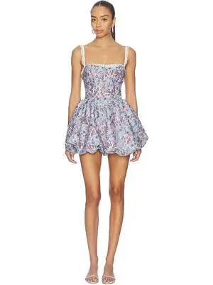 Majorelle Ciara Mini Dress - Blue & Pink