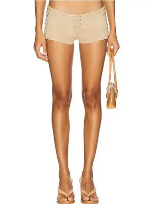 I.AM.GIA Ramona Suede Short - Tan