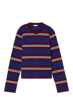 KALLMEYER Wynn Long-sleeve T-shirt - Bordeaux Multi Stripe