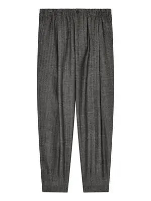 Giorgio Armani Virgin-wool And Cashmere Trousers - Grey