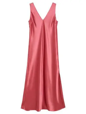 BY MALENE BIRGER Levita Satin Maxi Dress - Baroque Rose