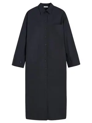 BY MALENE BIRGER Perroti Organic Cotton Maxi Dress - Black