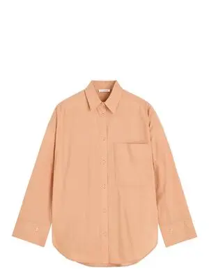 BY MALENE BIRGER Derris Voile Organic Cotton Shirt - Warm Clay