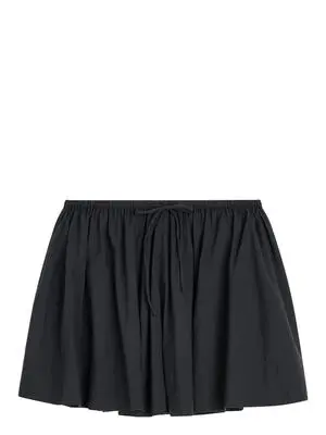BY MALENE BIRGER Rapheo Organic Cotton Mini Skirt - Black