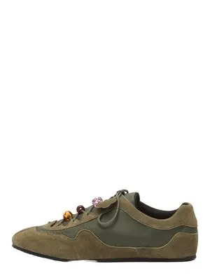 Cecilie Bahnsen Blaise Low Top Sneakers - Olive