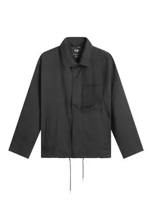 Y3 Tailored Shirt Jacket - Black